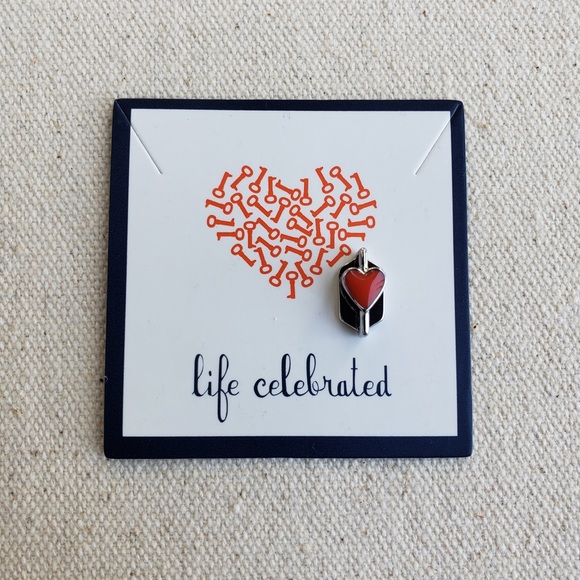 KEEP Collective | Jewelry | Keep Collective Silver Red Heart Charm ...